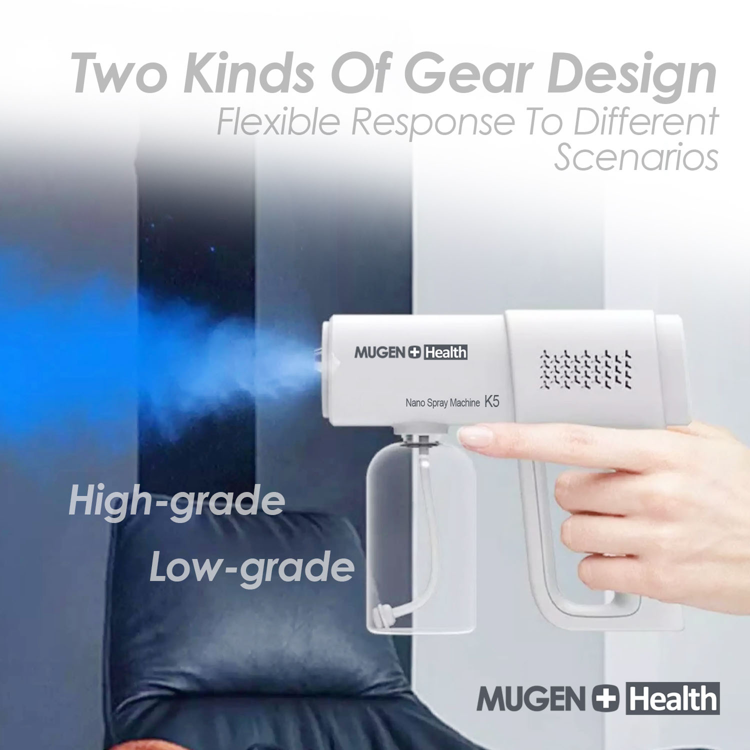 Nano Mist Spray Gun: Effective Disinfection with Ultra-Fine Mist - MUGEN