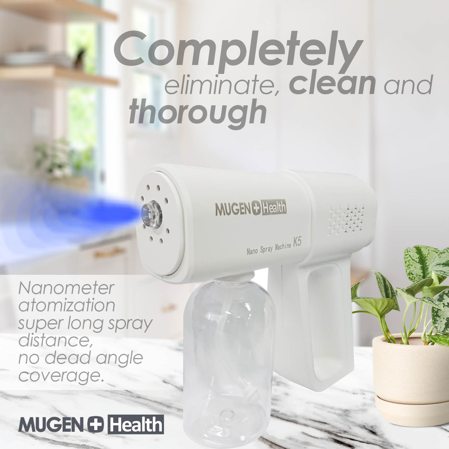 Nano Mist Spray Gun: Effective Disinfection with Ultra-Fine Mist - MUGEN