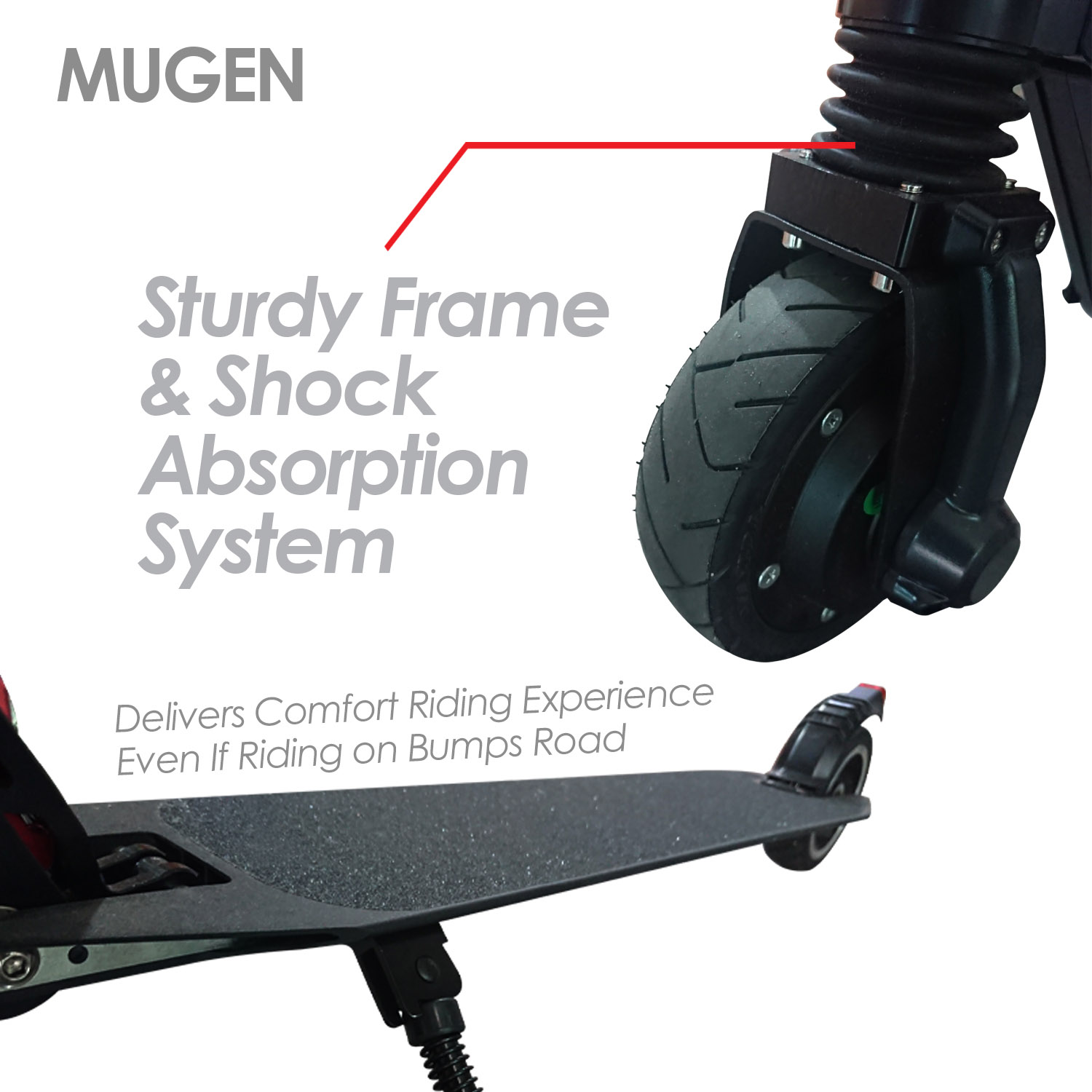 MUGEN Electric Scooter Chargeable: Fast, Reliable, and Stylish - MUGEN